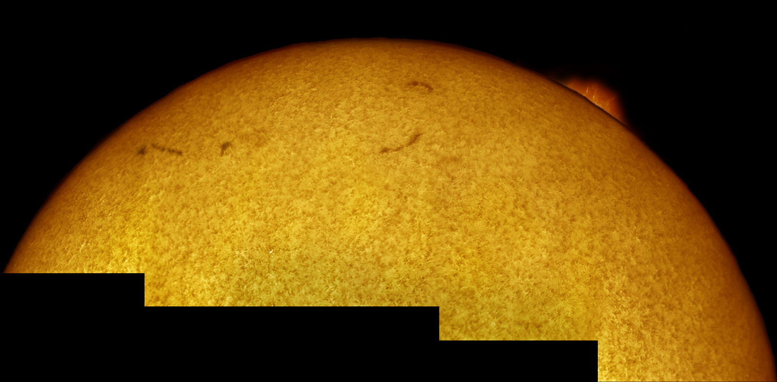 SV50 - 50mm F40 image of the Sun - 15th August - Solar Observing and ...